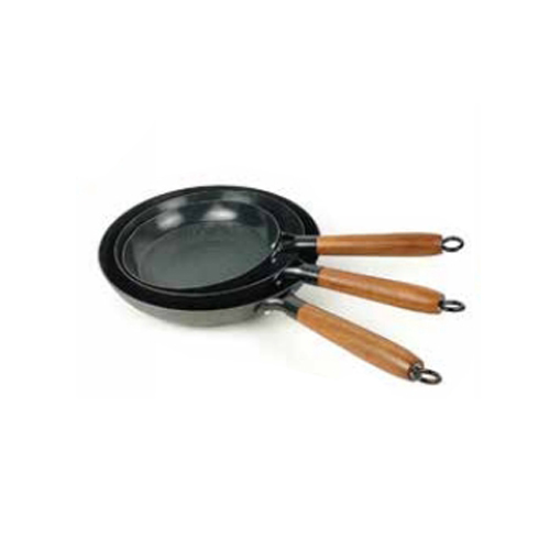 OEM Lightweight Cast Iron Skillet With Wood Handle - Raylon